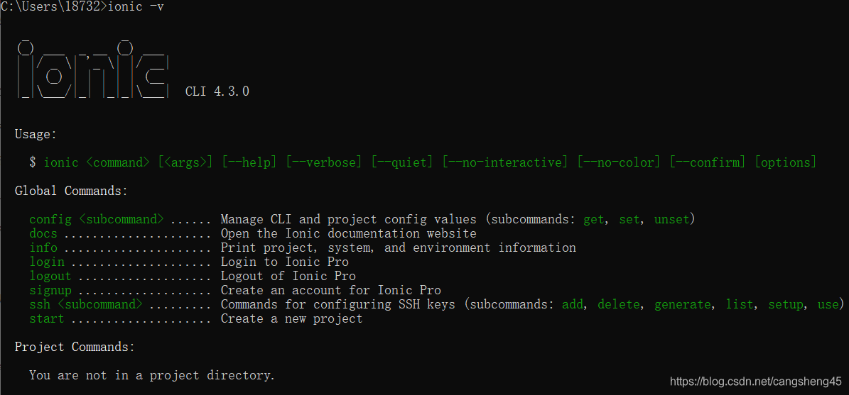 【ionic4】——安装指定版本_ionic4 npm版本-CSDN博客