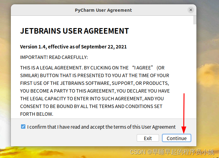 二十一、Ubuntu22.04 配置 Anaconda + Pycharm + Pytorch_乌班图22.04安装cuda+pytroch+pycharm-CSDN博客