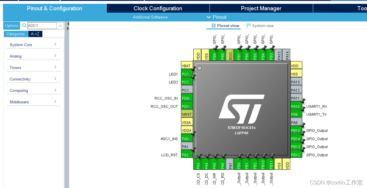 基于STM32CubeMX+FreeRTOS的Proteus仿真ILI9341 TFT LCD_hal 9341仿真-CSDN博客