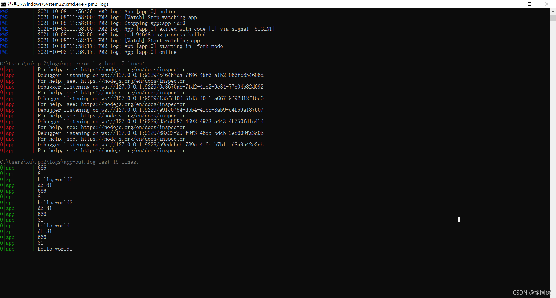 使用pm2管理node进程_pm2 watch-CSDN博客