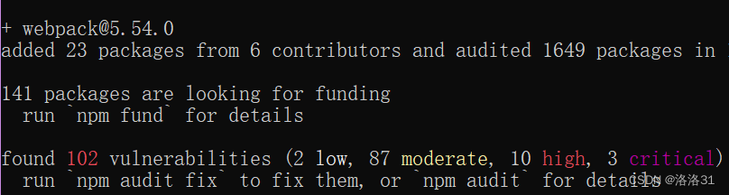 vs报错Error: Cannot find module ‘webpack/lib/RuleSet‘解决过程_error: cannot find module 'webpack-CSDN博客