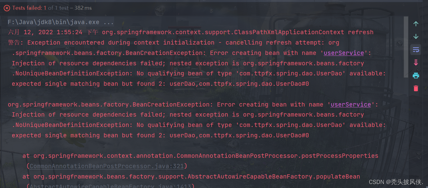[spring学习]8、@Autowired和@Resource的区别_spring autowired和resource的区别-CSDN博客
