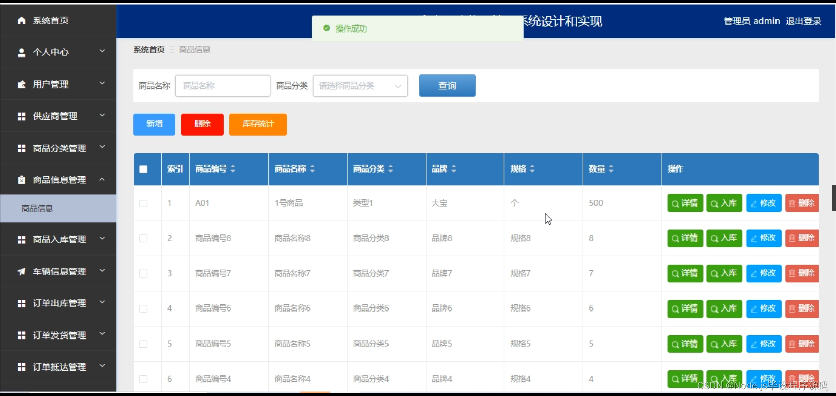 Pythonflask计算机毕业设计的仓库物流信息管理系统设计和实现(程序开题论文)基于flask的仓库管理系统 Csdn博客