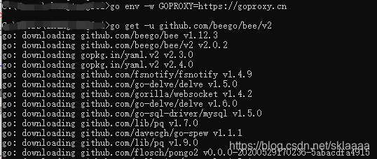 安装beego时报错：go get: module github.com/beego/bee/v2: Get_go get bee v2-CSDN博客