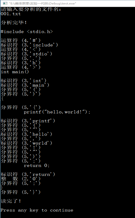 （编译原理）实验一 PL/O语言的词法分析程序GETSYM-CSDN博客
