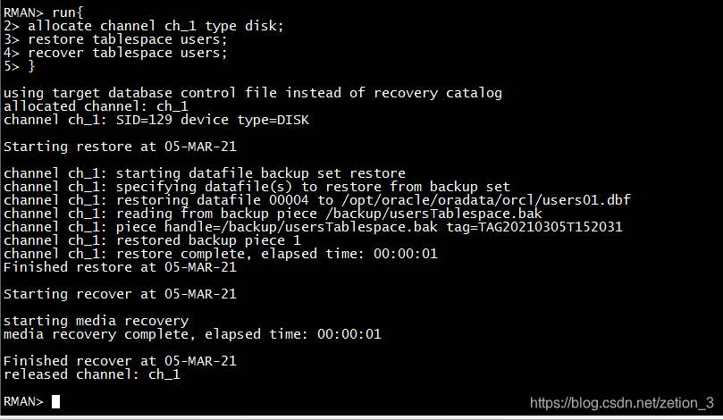 oracle在archivelog模式进行rman备份和恢复_oracle: restore archivelog-CSDN博客