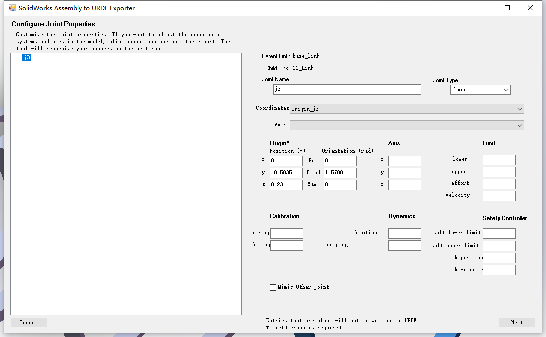 SolidWorks STP模型-＞URDF-＞Webots proto模型_stp转urdf-CSDN博客