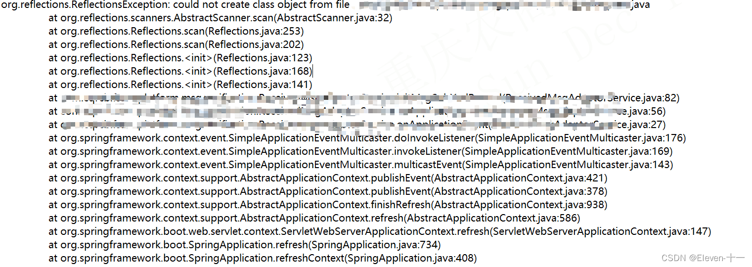 打包后反射创建对象失败：org.reflections.ReflectionsException: could not create class object from file-CSDN博客
