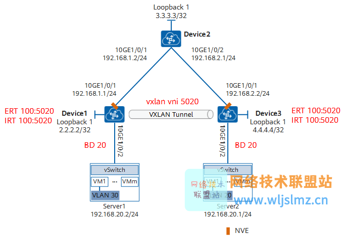 VXLAN网络中的RD、RT是什么？如何配置RD、RT？_rd rt-CSDN博客