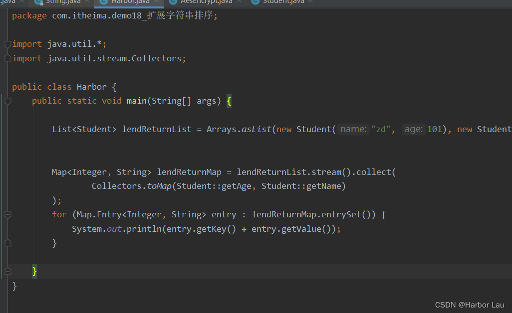 Map＜Integer, String＞ lendReturnMap = lendReturnList.stream().collect( Collectors.toM_map stream ...