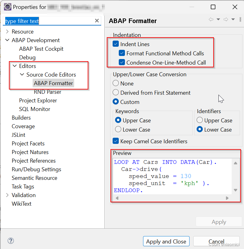 怎么在ADT里调整ABAP代码的格式_abap adt-CSDN博客