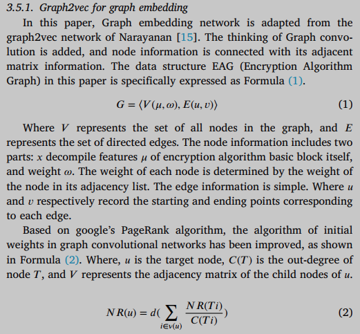 [论文笔记] GENDA: A Graph Embedded Network Based Detection Approach on encryption algorithm ...