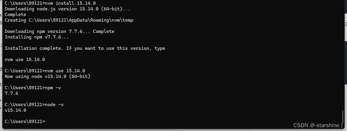 nvm下载的node没有npm_could not download npm for node v15.14.0.-CSDN博客
