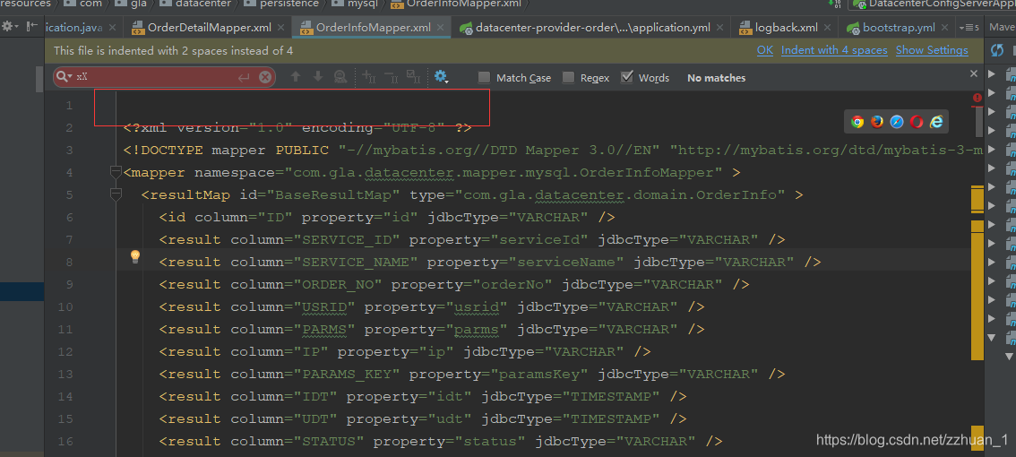 spring初次搭建碰到问题 Caused by: org.xml.sax.SAXParseException; lineNumber: 1; columnNumber: 7; 不允许有匹配 ...