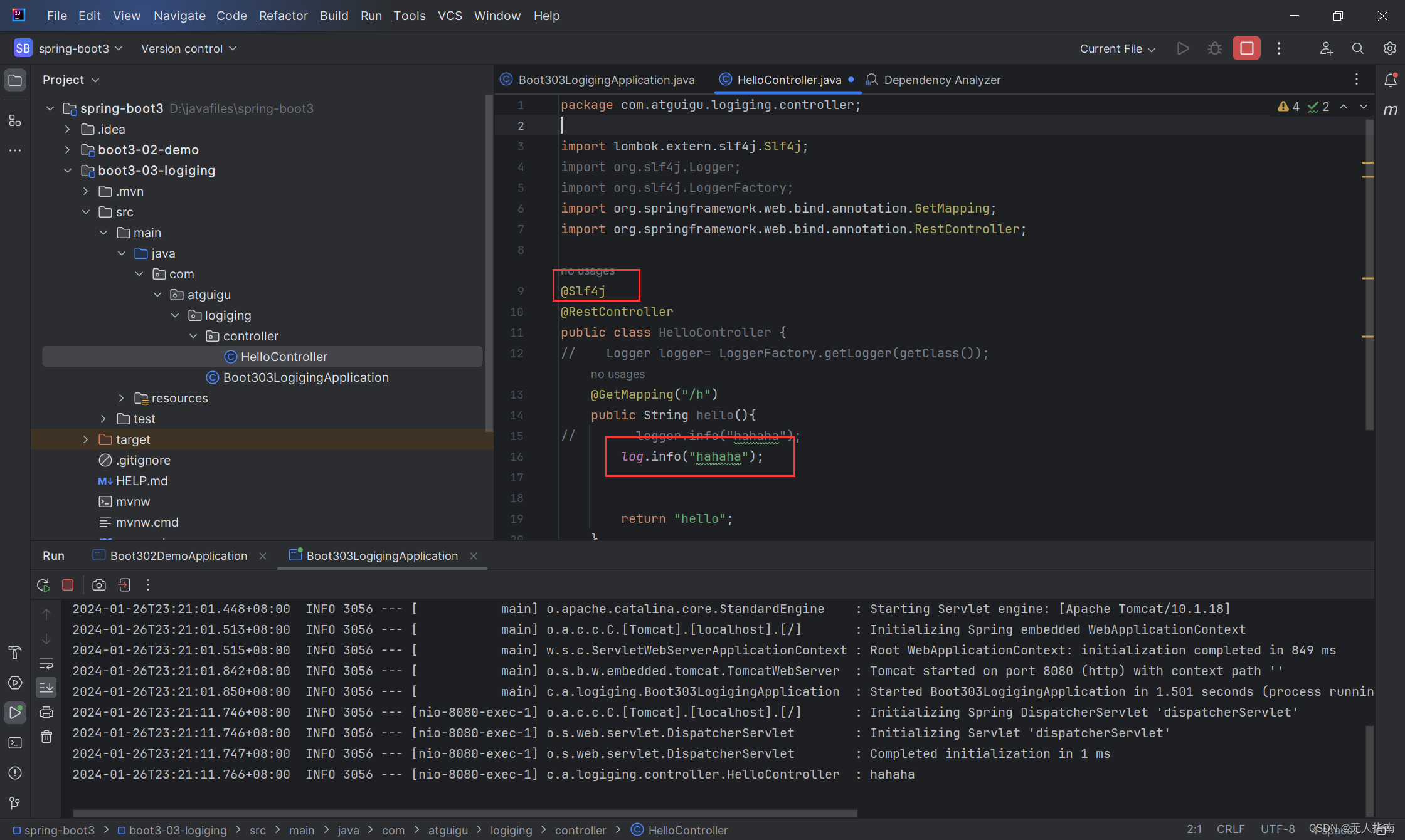 IntelliJ IDEA使用lombok的@Slf4j后无法使用log问题解决_slf4j 找不到log变量-CSDN博客