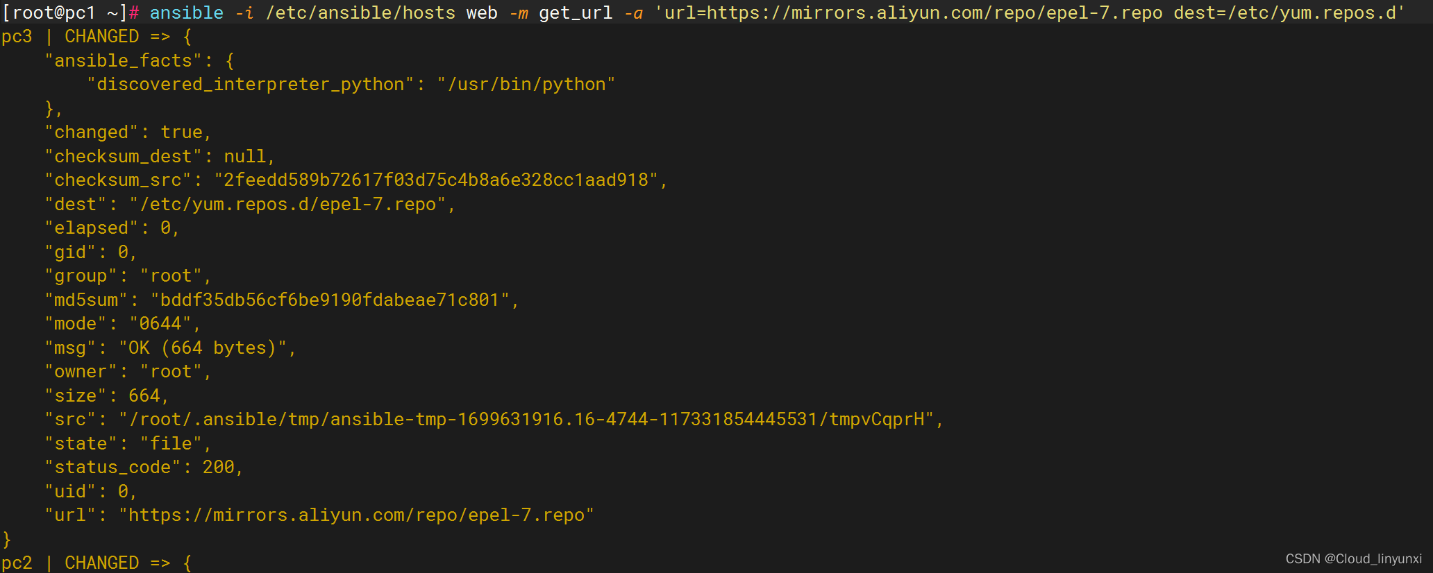 Ansible 常用模块详解_ansible ping-CSDN博客