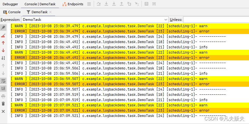 Logback日志框架使用详解以及如何Springboot快速集成_logpattern-CSDN博客