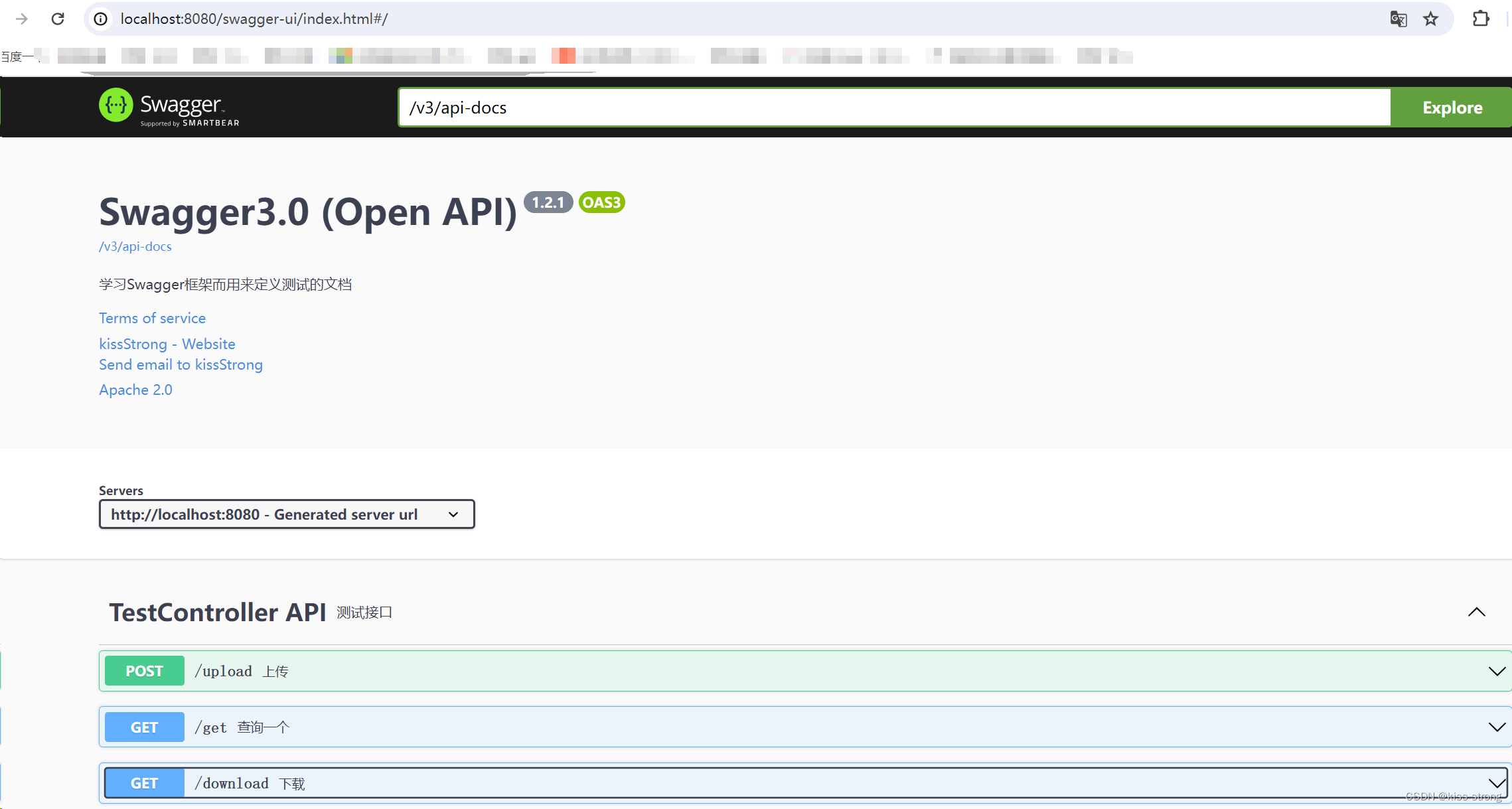 springBoot对接swagger3_springboot接入swagger-CSDN博客