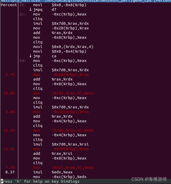 HPC: perf入门_gemmperf-CSDN博客