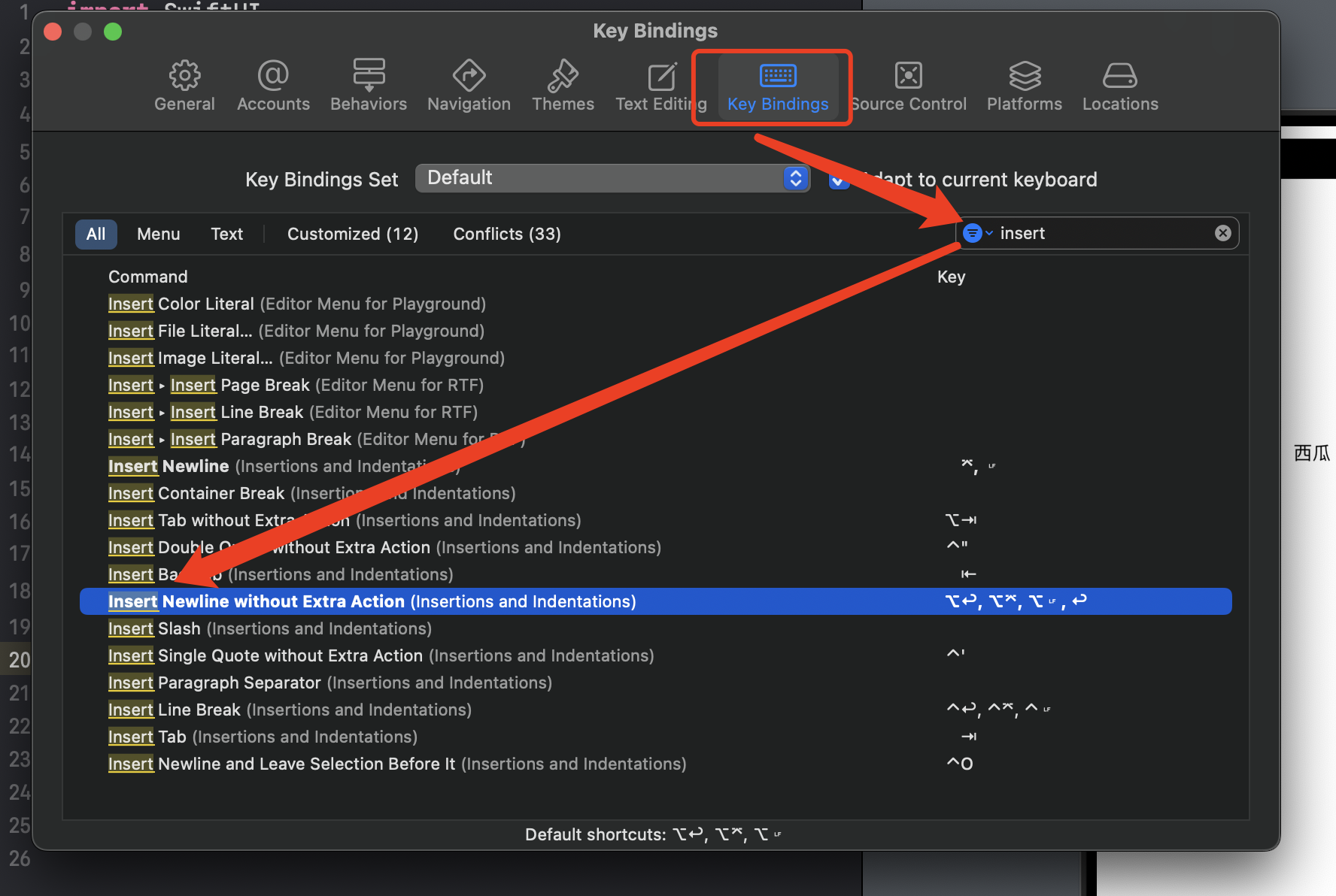为什么我的xcode按下enter回车不会自动补全,需要按下tab键才可以_xcode自动补全-CSDN博客