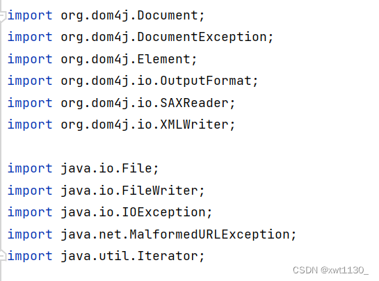 简单DOM4J解析XML文档-CSDN博客