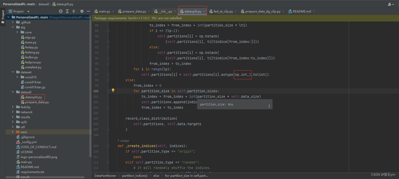 运行个性化联邦项目_fedclip-CSDN博客