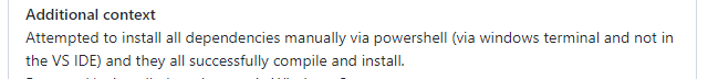 vcpkg：Could not find PowerShell Core（Building package libwebp:x64-windows failed ）_please ensure ...