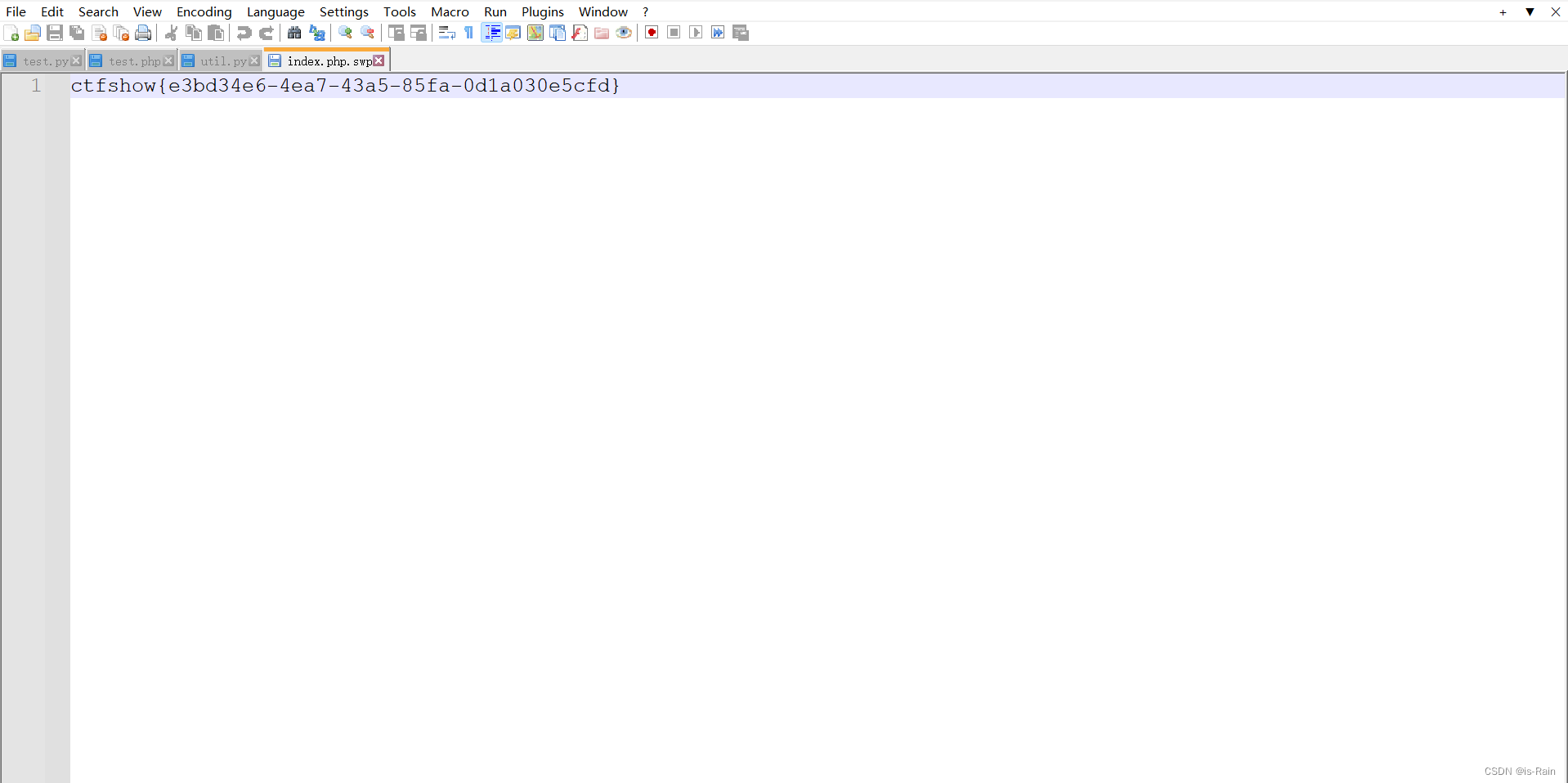 CTF-show WEB入门--web9_发现网页有个错别字?赶紧在生产环境vim改下,不好,死机了-CSDN博客