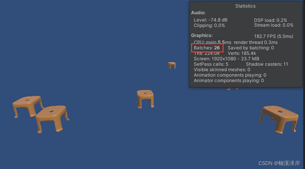 Unity中batching优化的gpu实例化(1)unity中启用网格gpu实例化 Csdn博客