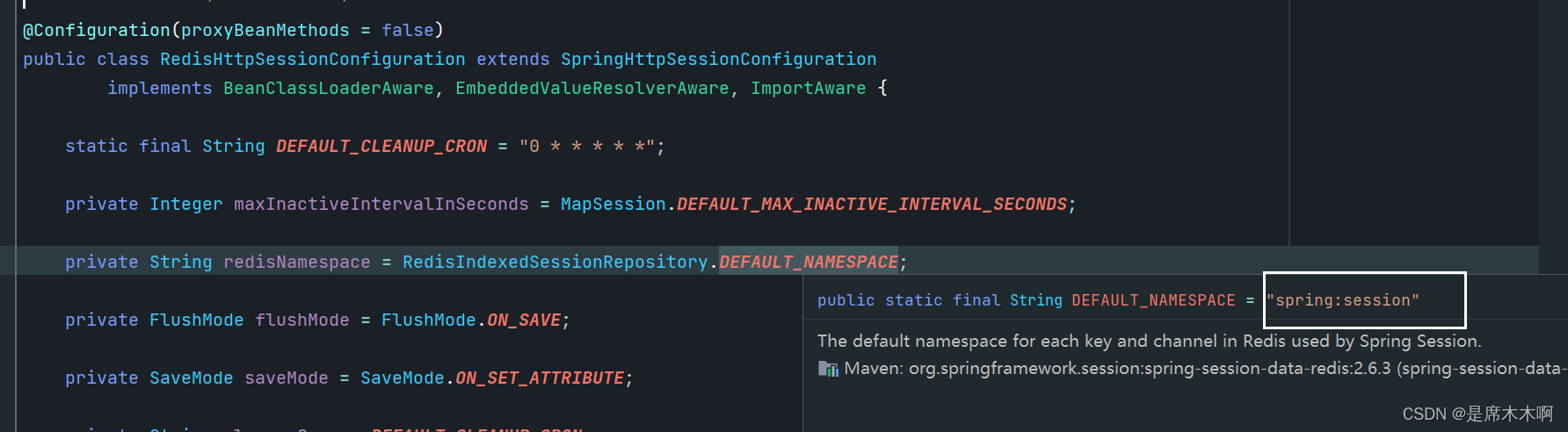 Spring Session：Redis序列化配置|Session事件监听_springsessiondefaultredisserializer-CSDN博客
