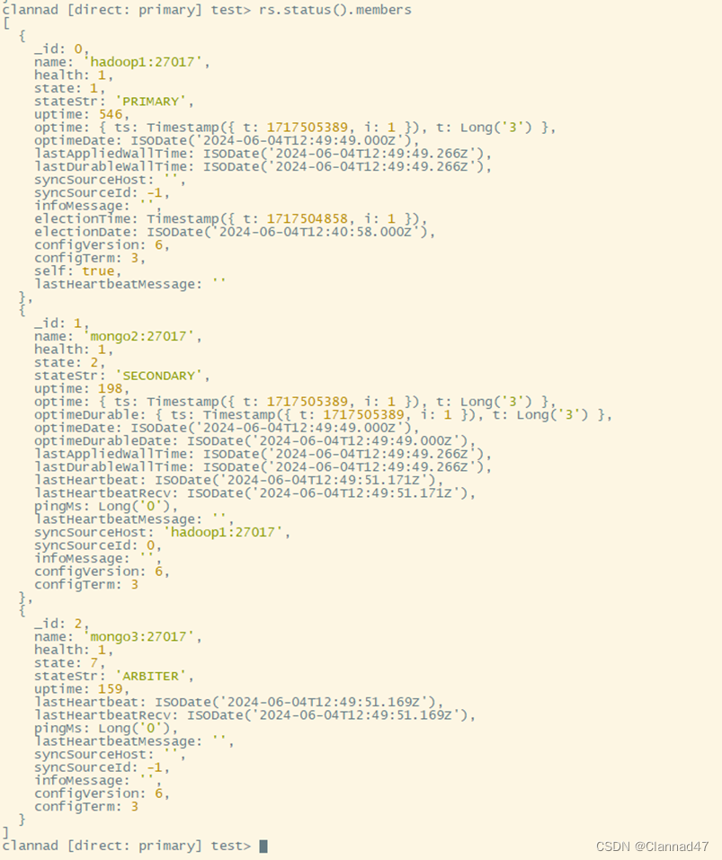 mongodb副本集搭建的过程-CSDN博客