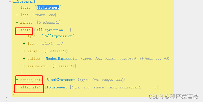 python ast 筛选出使用了splash的类名_t.ifstatement(test, consequent, alternate ...