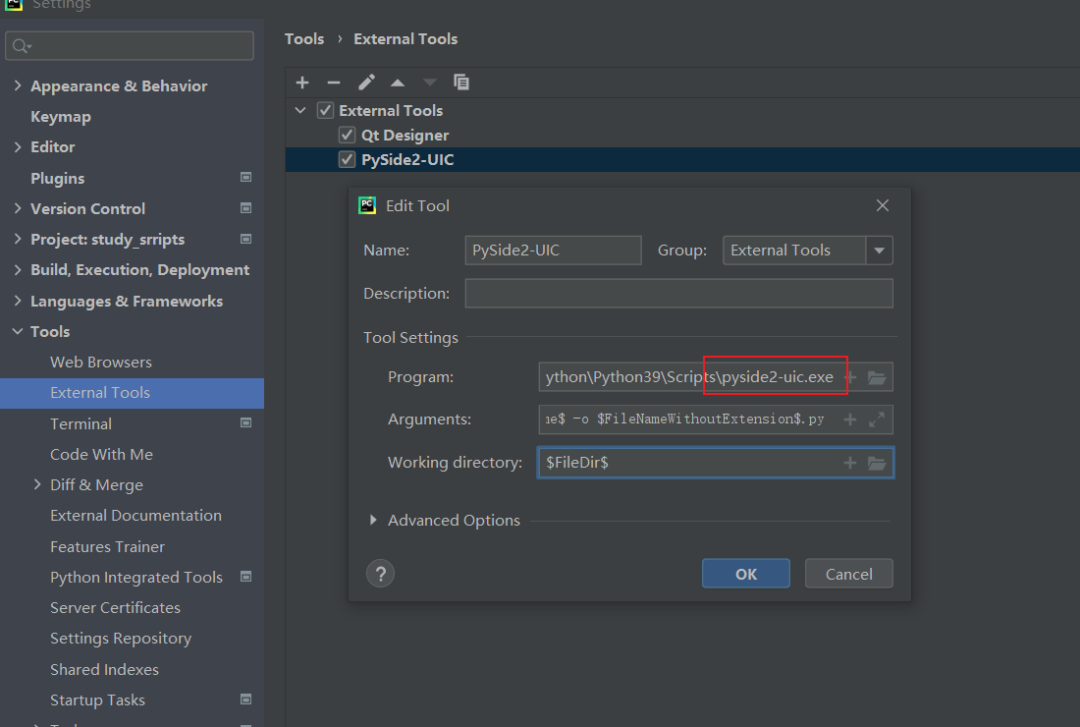 Python GUI编程：如何运行第一个PySide2的窗体程序_pyside2-uic-CSDN博客