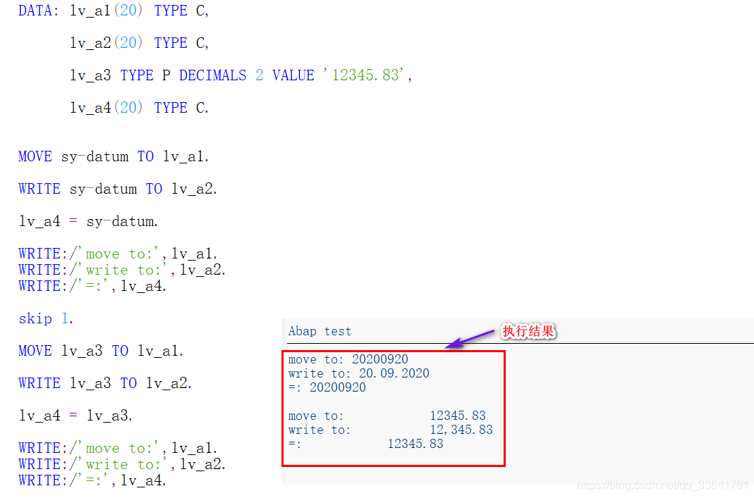 ABAP学习笔记-基础语法-03-赋值_abap move to-CSDN博客