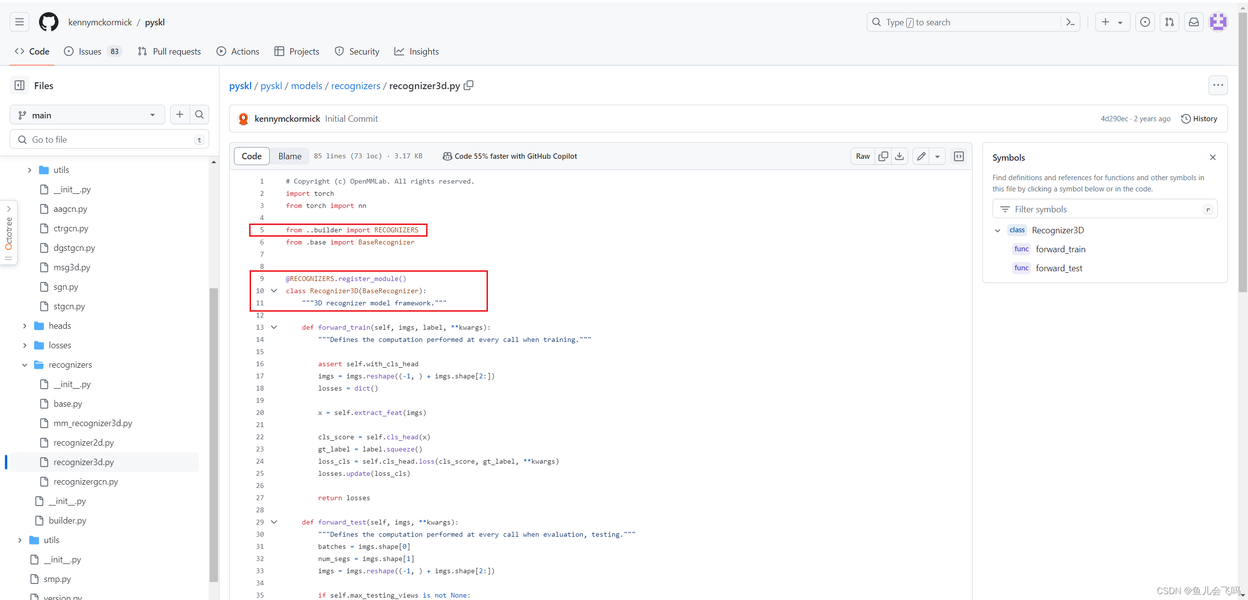 @RECOGNIZERS.register_module()是什么语法？_java baserecognizer-CSDN博客