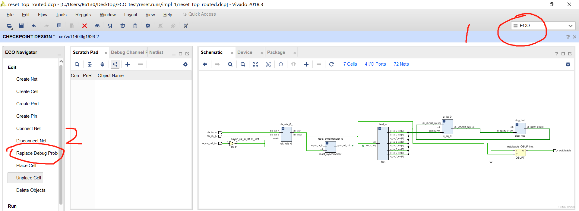 VIVADO ECO模式更换Debug线-CSDN博客