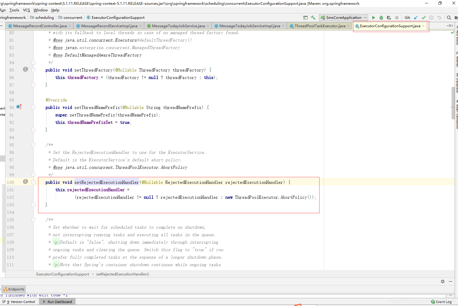 java线程池的拒绝策略，ThreadPoolTaskExecutor和ThreadPoolExecutor的区别。_threadpooltaskexecutor ...
