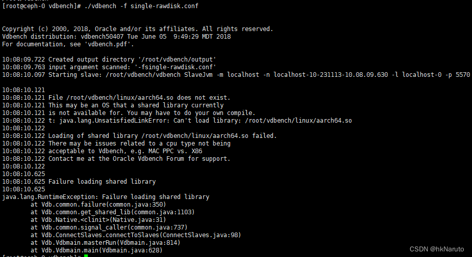 ceph-deploy bclinux aarch64 ceph 14.2.10【2】vdbench rbd 块设备rbd 测试失败 ...