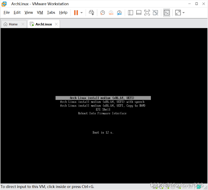 VMware安装Arch Linux+Gnome桌面_vmware arch gnome-CSDN博客
