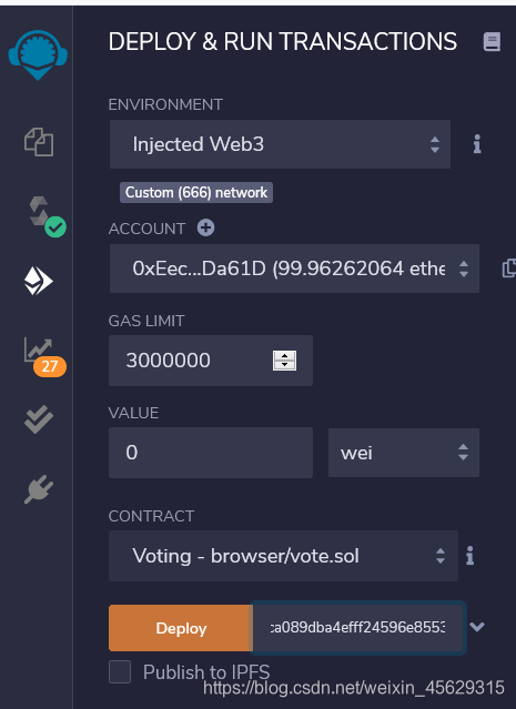 手把手教你一步步开发第一个dapp使用solidity语言实现投票合约——remix版本remix Solidity Csdn博客 6574