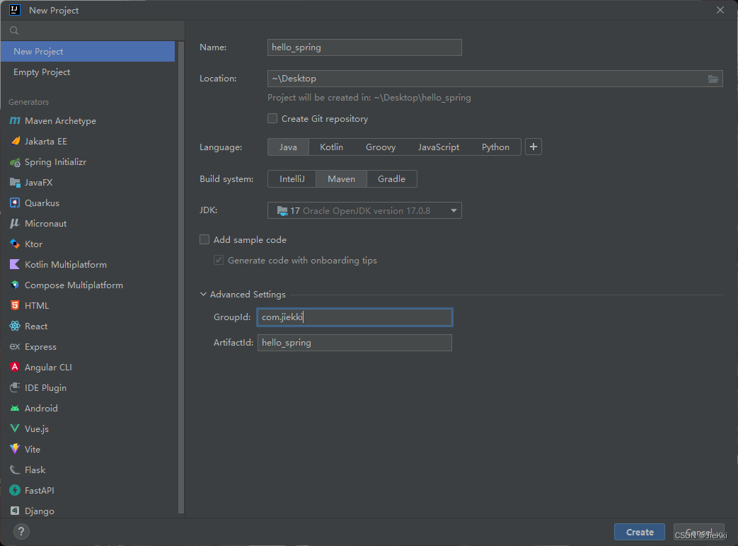 【如何创建一个SpringBoot的WebDemo】笔记_springboot web demo-CSDN博客