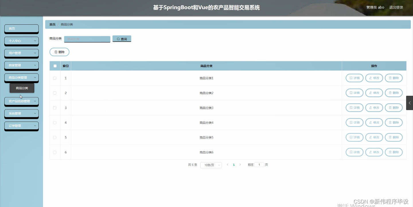 Java计算机毕业设计基于springboot和vue的农产品智能交易系统（附源码springboot开题论文）基于javaspringbootvue实现的农产品销售系统 Csdn博客