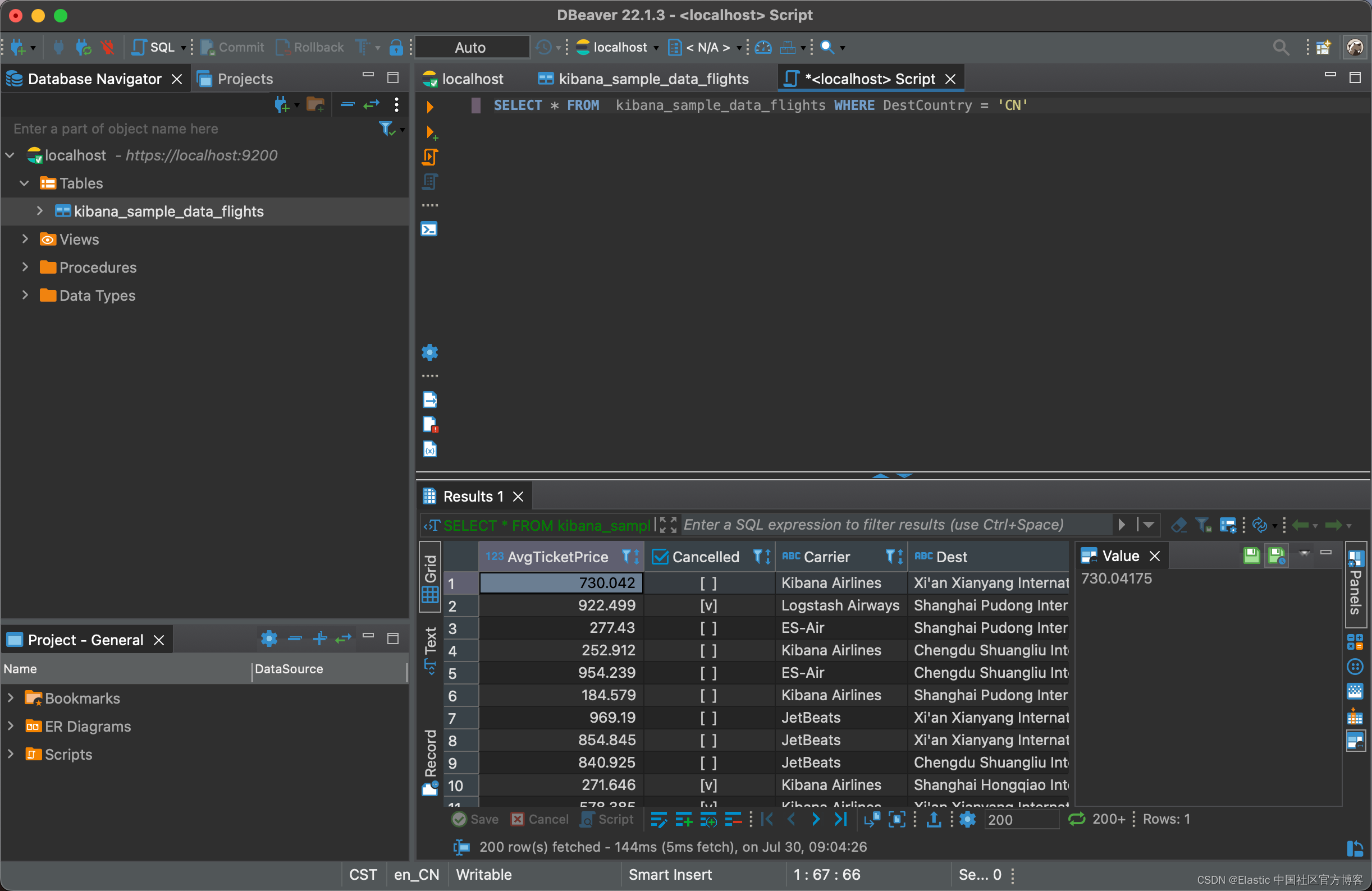 Elasticsearch：通过 JDBC 使用 SQL 来查询索引 - DBeaver_elasticsearch jdbc-CSDN博客