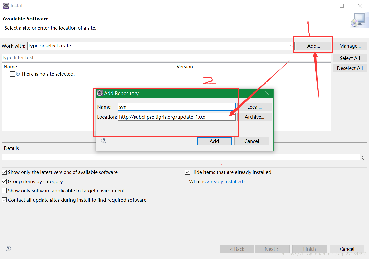 eclipse“SVN检出”遇到问题 error getting dir list 的解决办法_svn checkout' has encountered a problem. error ...