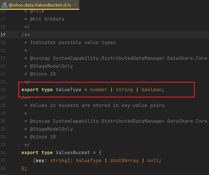 【HarmonyOS NEXT】在使用@ohos.data.preferences中put函数进行数据持久化存储时，传入的value值类型为Uint8Array，DevEco Studio报错 ...