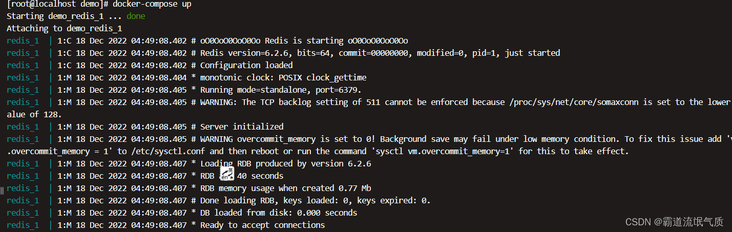 DockerCompose编排Redis6.2.6以及遇到的那些坑_repl-diskless-sync-max-replicas 0' bad directive o-CSDN博客