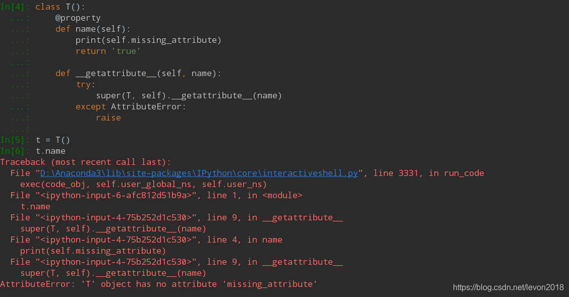python property的AttributeError的问题_missing attribute-CSDN博客
