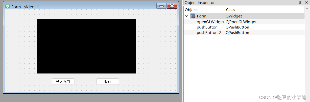 PyQt5学习笔记--基于Qt Designer加载、播放和保存视频_qt导入视频文件-CSDN博客