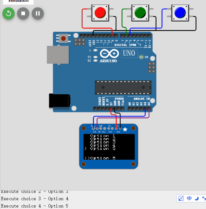 U8g2菜单界面+按键操作在线模拟_u8g2 菜单-CSDN博客