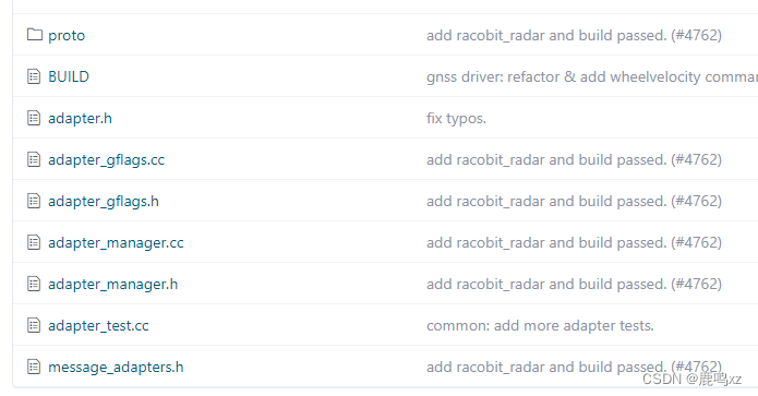 Apollo代码浅析（二）Common/adapters_apollo adapter-CSDN博客